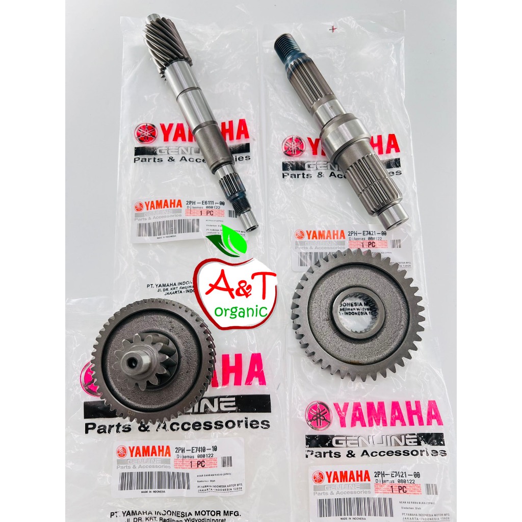 2PH YAMAHA Gear Ratio Transmission Gear Set for Yamaha Mio i 125 / Soul ...