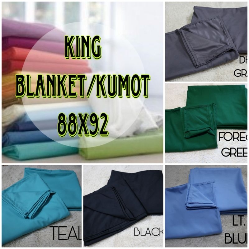 KING "88X92" BLANKET ( KUMOT ) / FLATSHEET KING PURE CANADIAN COTTON ...