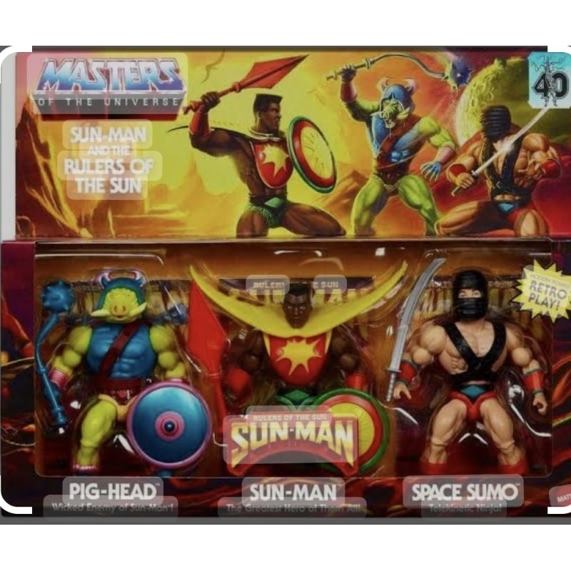 {GOT} MOTU Sun-Man and the Rulers of the Sun 3 pack Action Figure ...