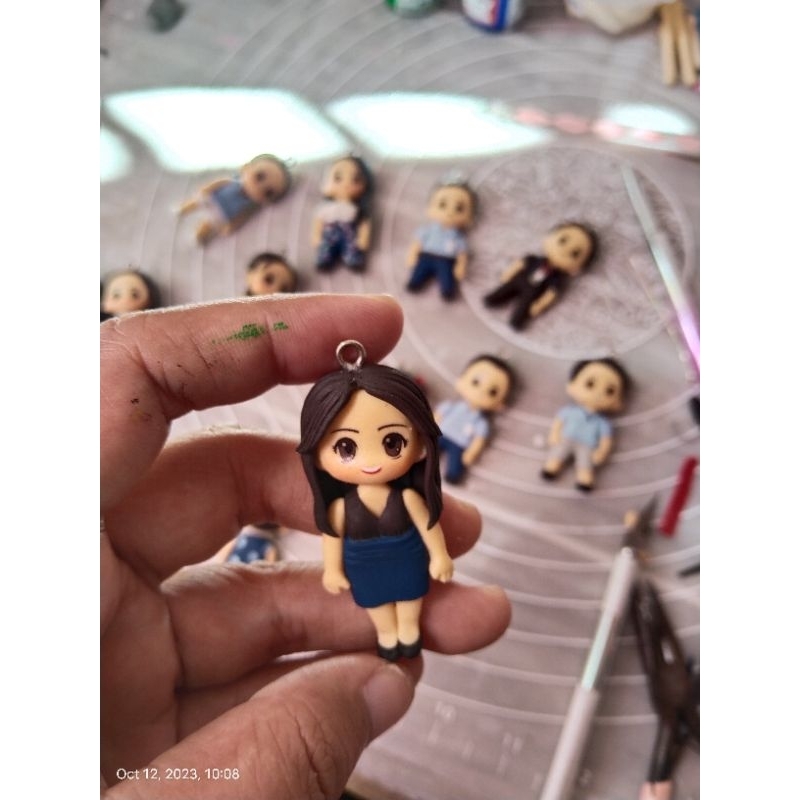 Chibi doll keychain/personalized | Shopee Philippines