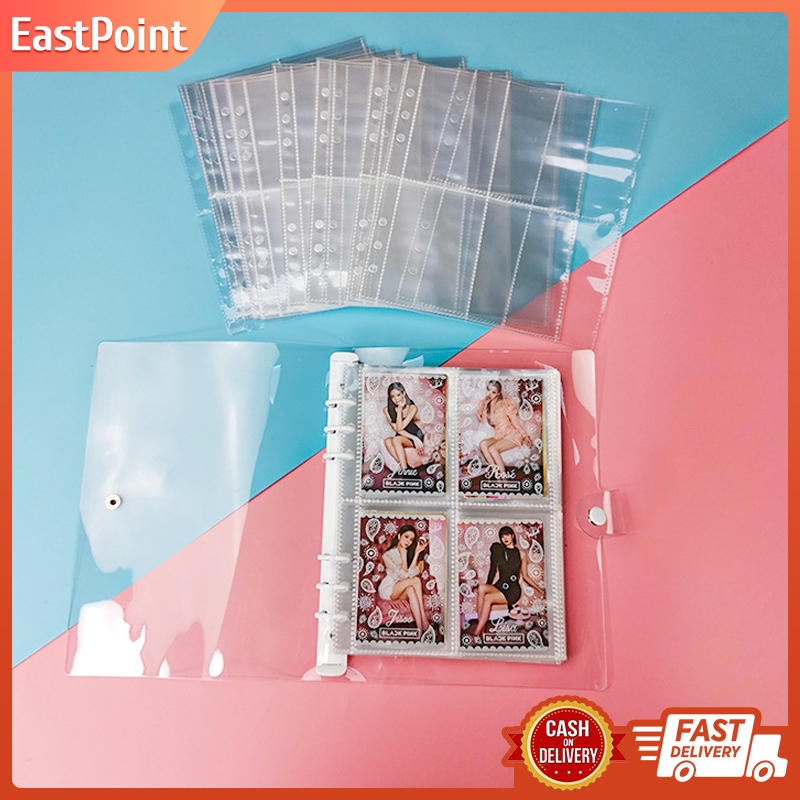 Album Binder Cover Universal A5 Transparent Photo Photocard Binder ...