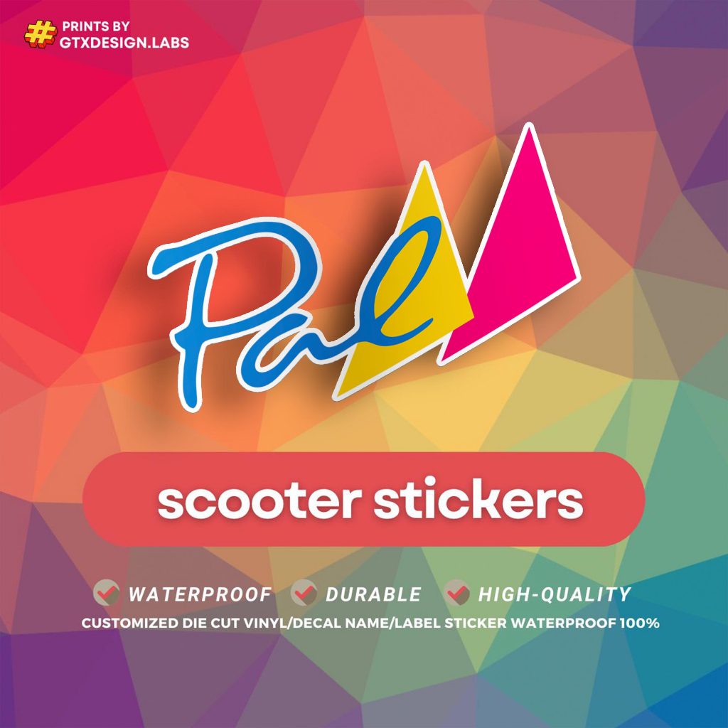 Honda PAL 50cc Scooter Decal Sticker Logo 2pc/set WITH FREEBIES Matte ...
