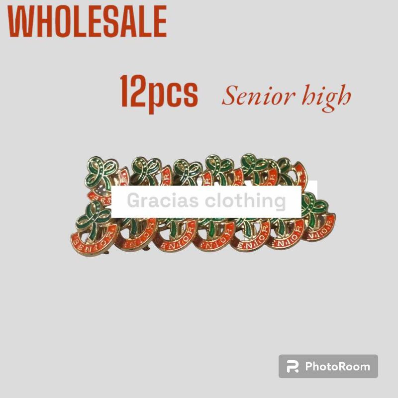 SENIOR PIN SCHOOL ACCESSOREIS WHOLE SALE | Shopee Philippines