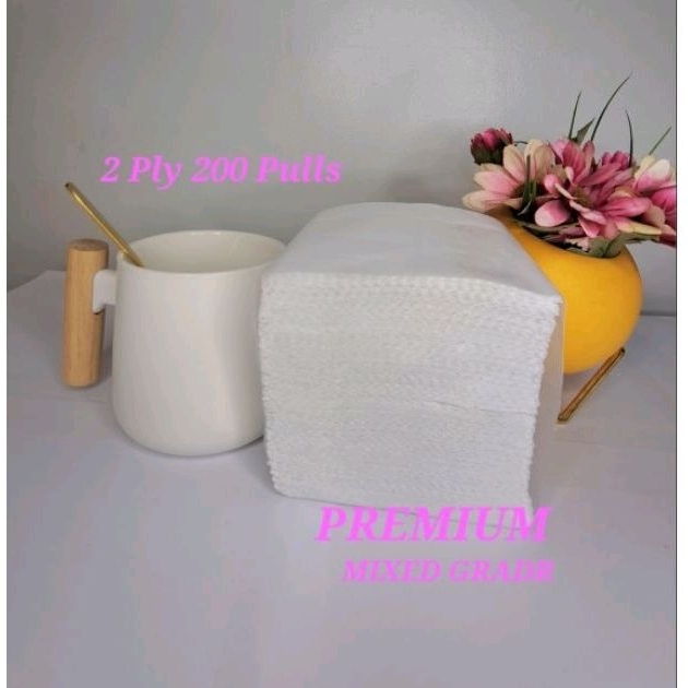 Lili Essentials' [Pack of 10] Pop Up Interleaved paper tissue 2 Ply 200 ...