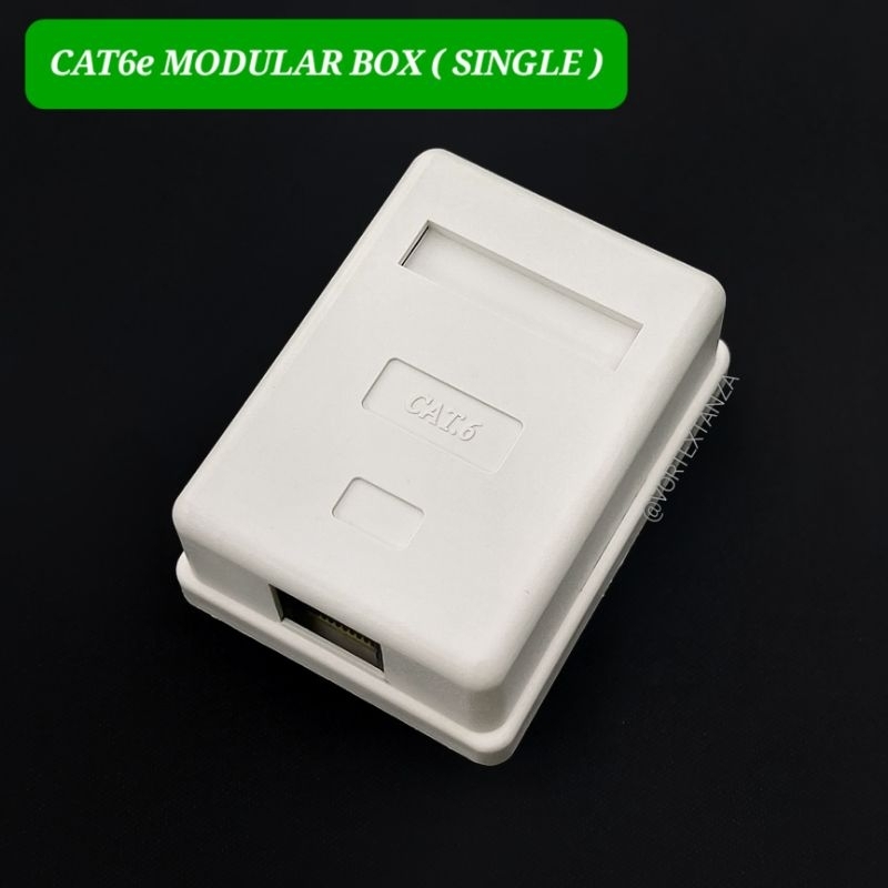 CAT5e / CAT6e MODULAR BOX ( SINGLE ) | Shopee Philippines
