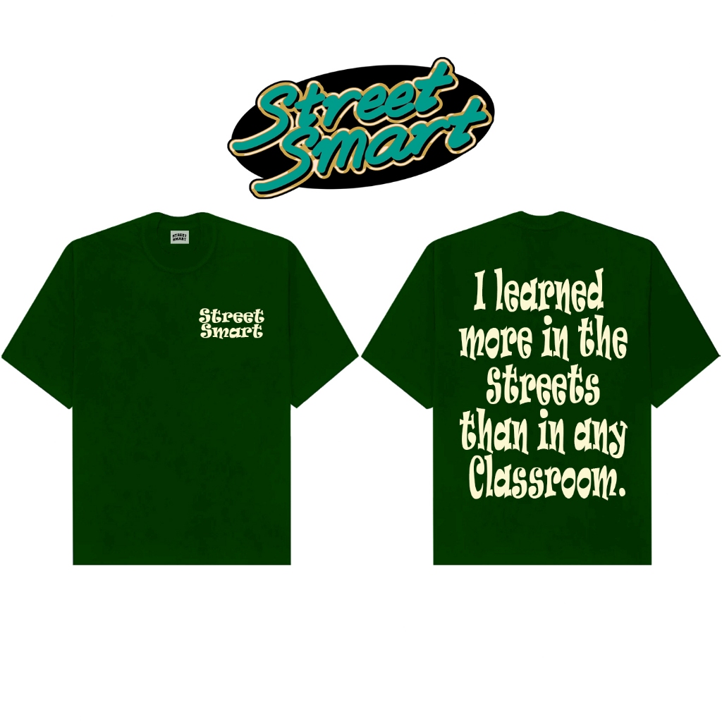 Street Smart Puff Print in Moss Green | Shopee Philippines