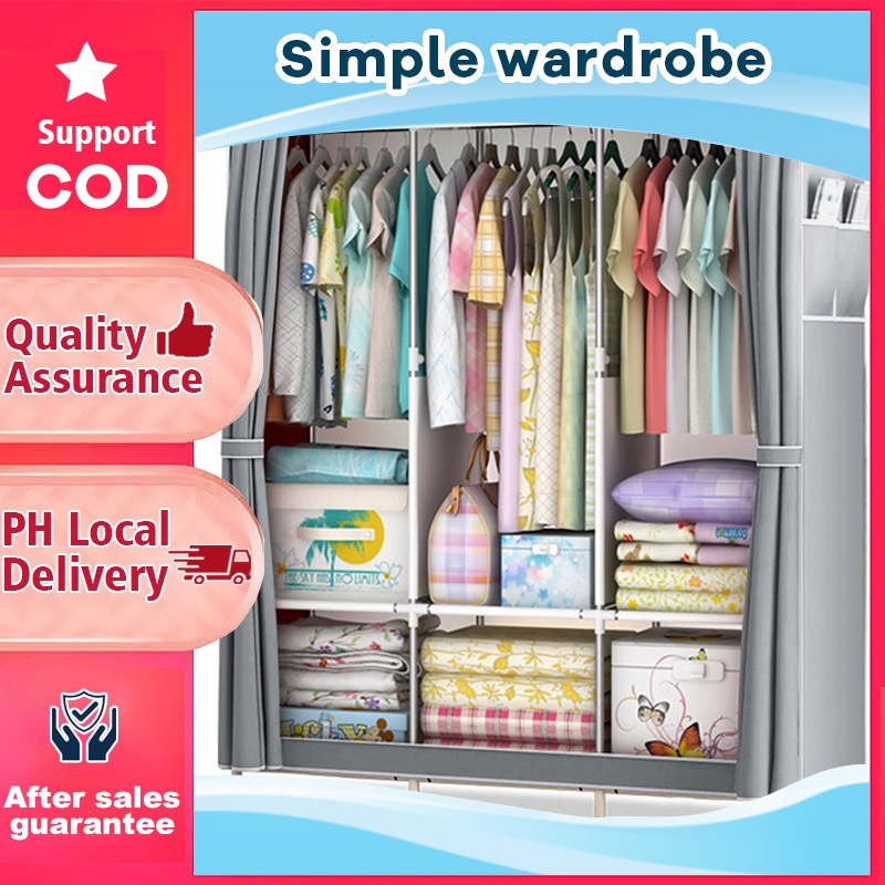Zippered Wardrobe Modern Wardrobe Simple Storage Bedroom Wardrobe ...