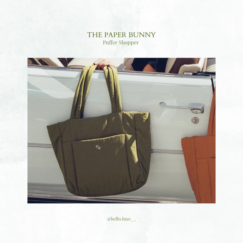 The Paper Bunny - Puffer Shopper (ONHAND) | Shopee Philippines