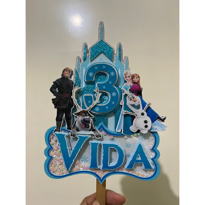 Frozen Cake topper (Elsa, Anna, Olaf, Kristoff, Sven) | Shopee Philippines