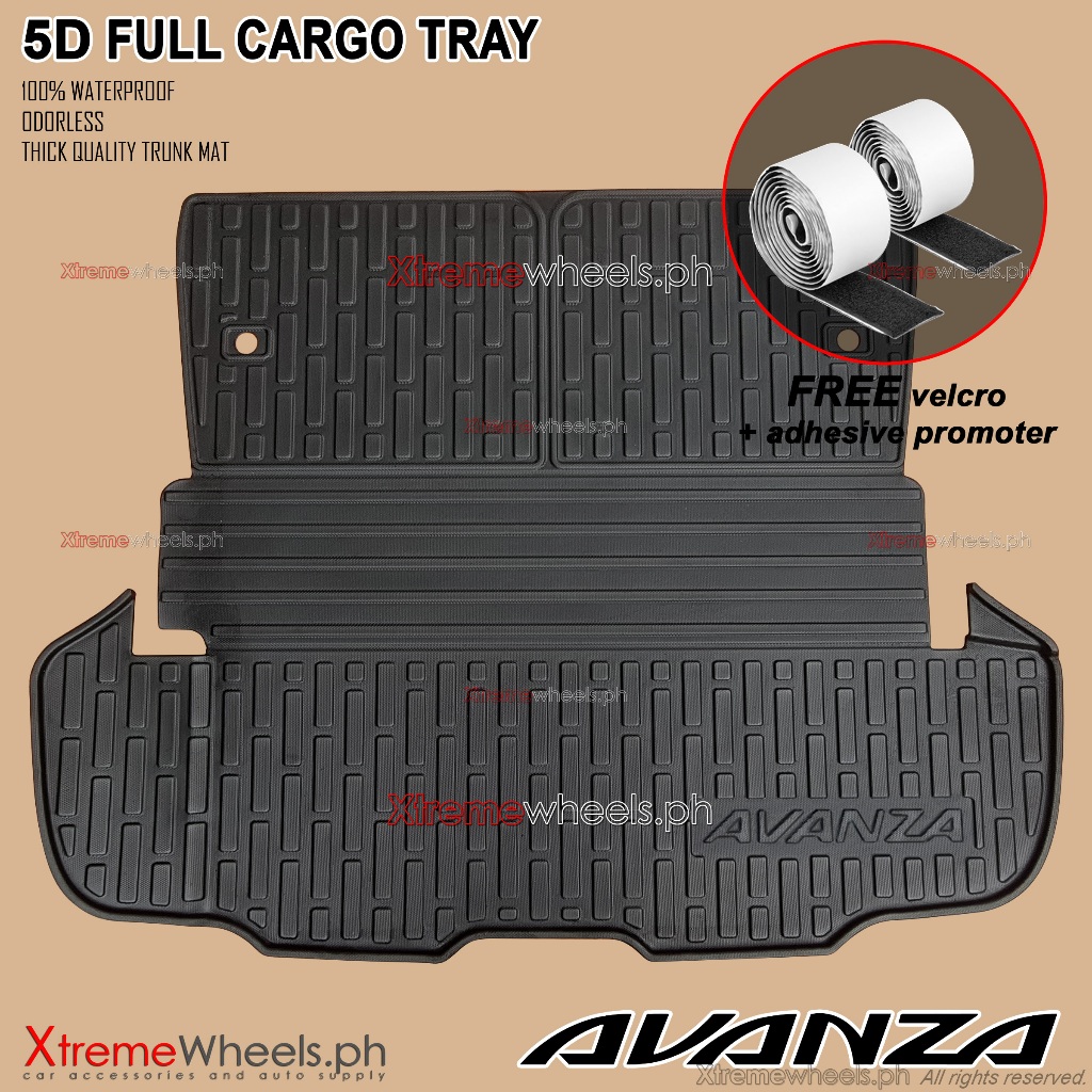 Toyota Avanza All Unit 2023-2025 Bendable Diamond Textured Cargo /Trunk ...
