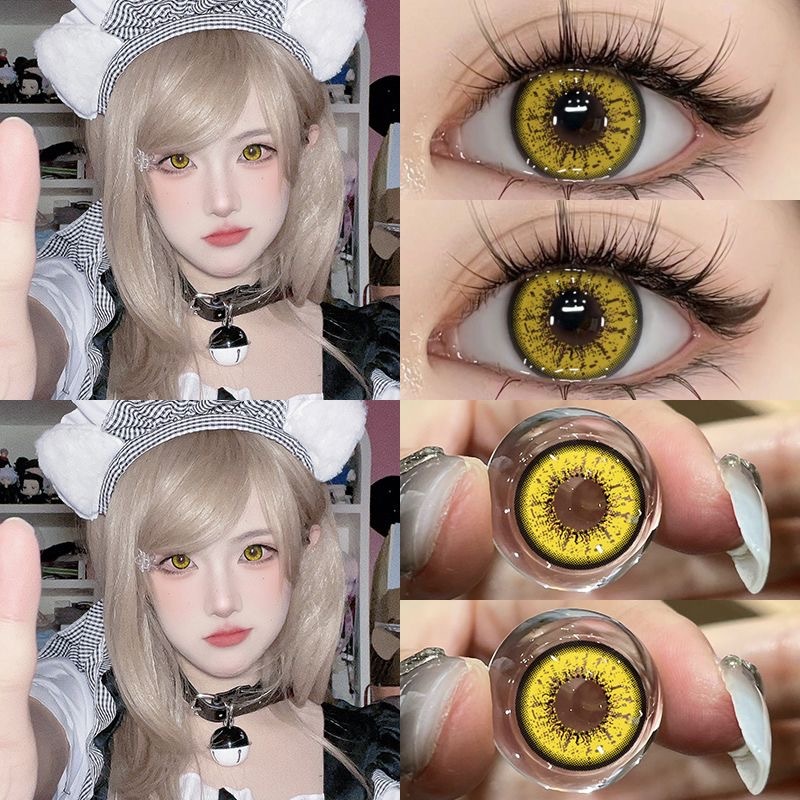 LENSFINE BELLA Anime Cosplay 14.5mm Halloween Soft Big Eye Makeup ...