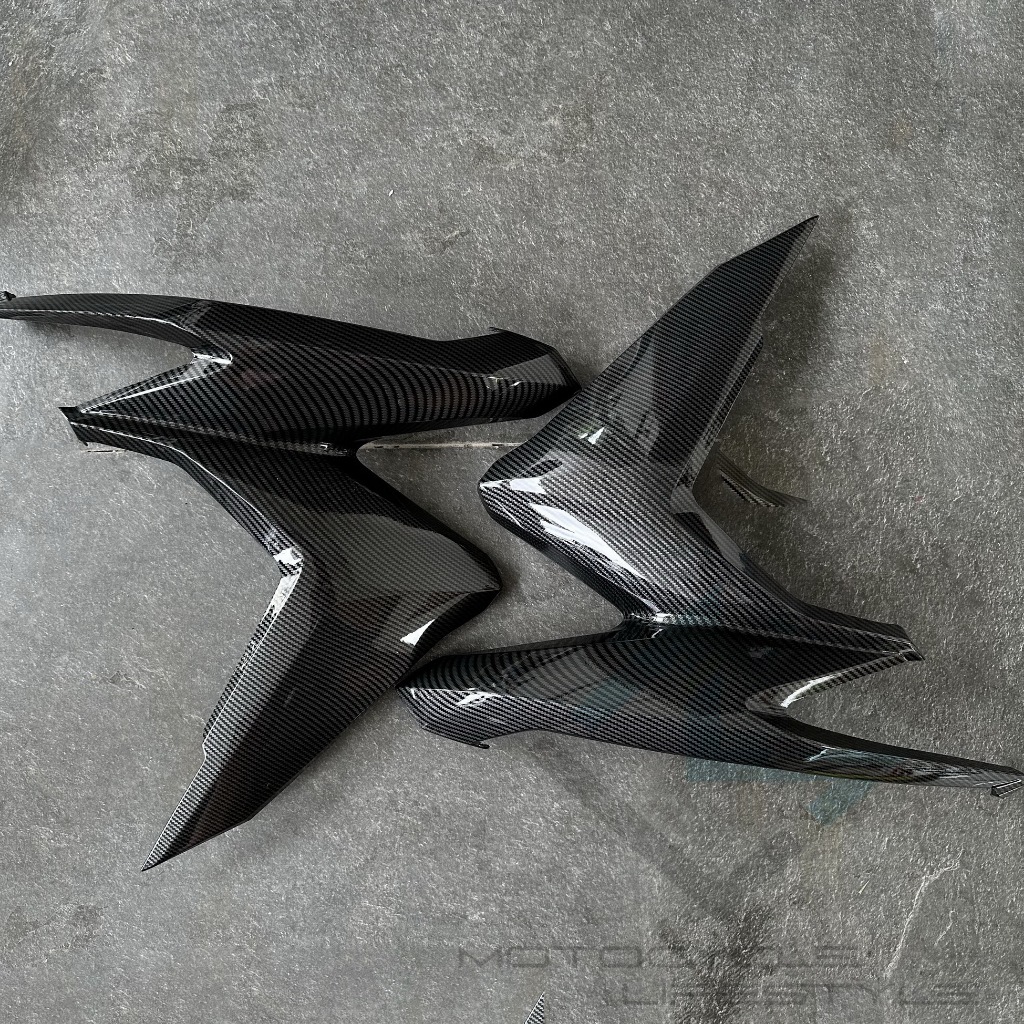 Honda Click 125i/150i V2 Front Side Cover Fairings 1 set (Carbon ...