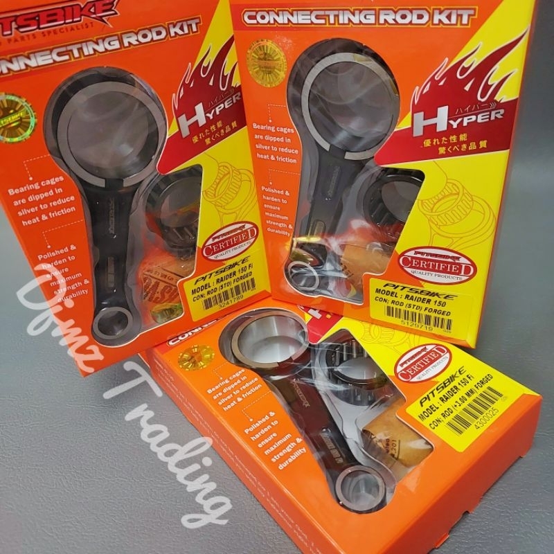 RAIDER150 (carb & FI ) | FORGED Connecting Rod (STOCK & +3MM ...