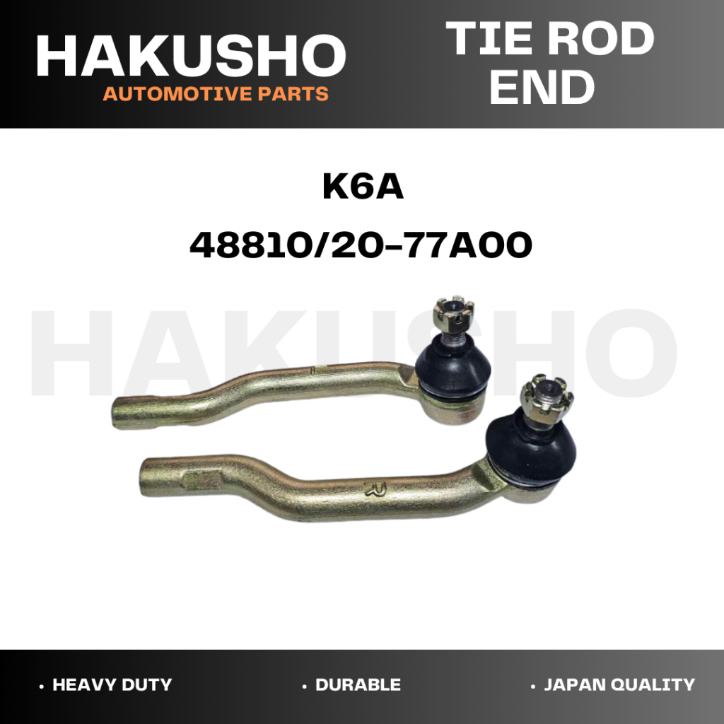 TIE ROD END K6A - 48810/20-77A00 (HAKUSHO JAPAN QUALITY) | Shopee ...
