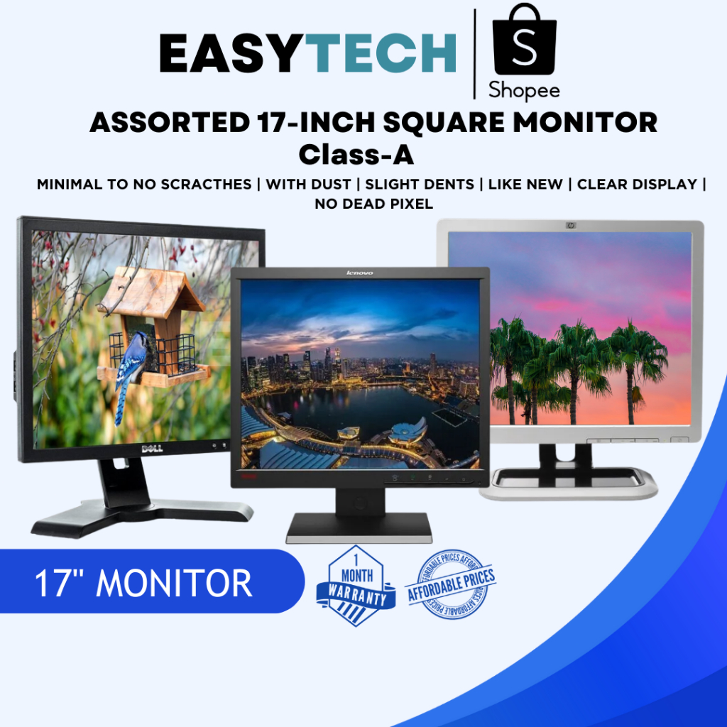 EASYTECH | Class-A 17" 19" 20" 22" 24" ASSORTED BRAND Square/Wide ...