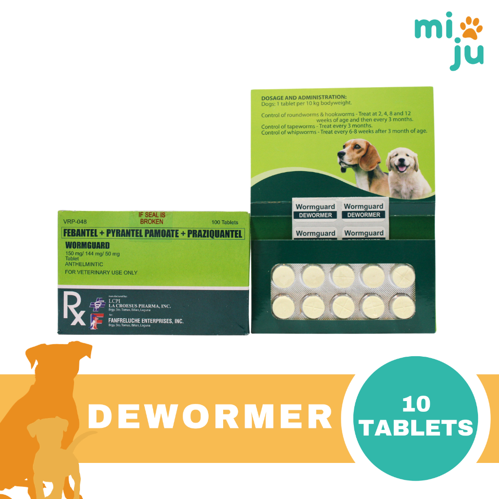 Wormguard - Dog Dewormer (10 Tablets) | Shopee Philippines