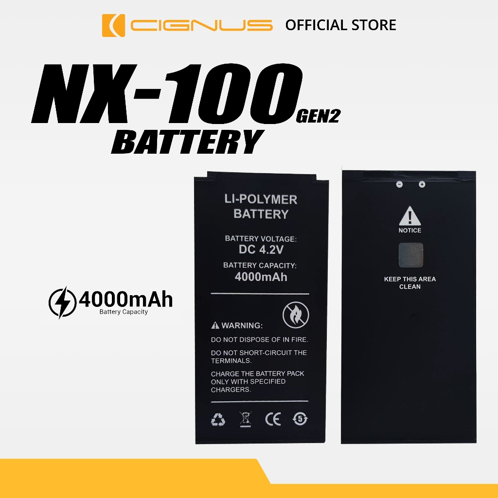 CIGNUS NX-100 Generation-2 BATTERY | Shopee Philippines