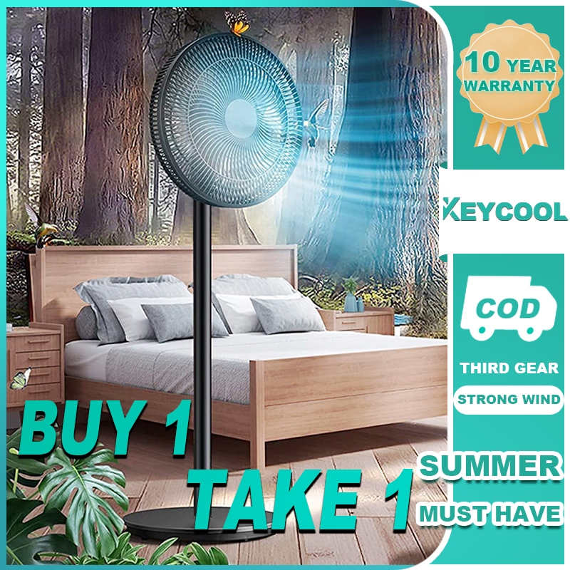 Keycool Buy 1 Take 1 Electric Fan 16 Stand Fan Strong Wind ...