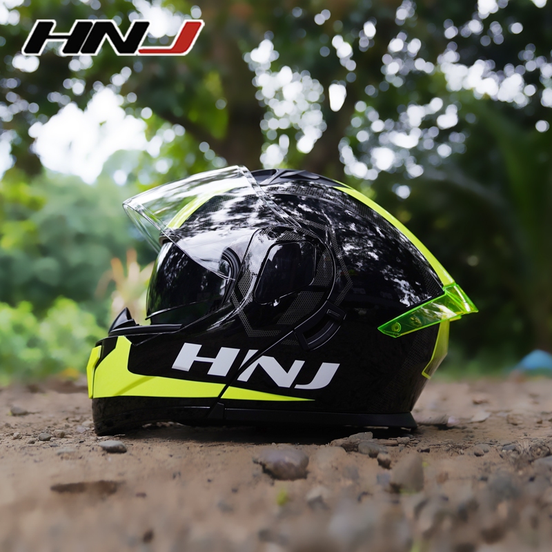 HNJ 937 Modular Helmet Full Face for motorcycle Dual Visor Unisex ...