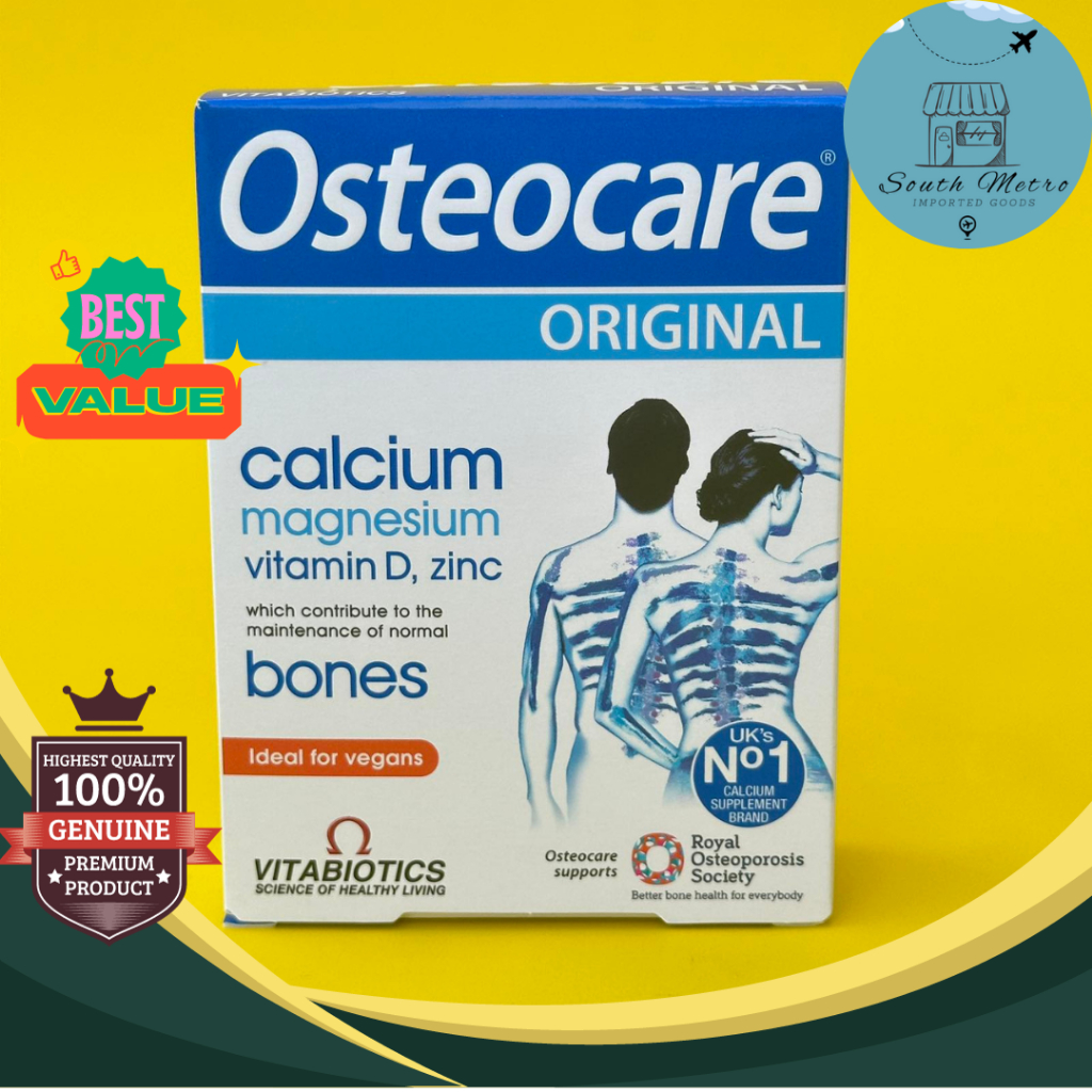 Osteocare Original - 30 Tablets (UK's No.1 Calcium Supplement Brand ...