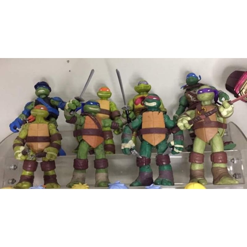 Playmates Teenage Mutant Ninja Turtles TMNT Authentic Figures | Shopee ...