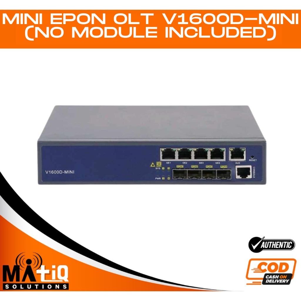 Mini Epon OLT V1600d-mini (NO EPON MODULE INCLUDED) | Shopee Philippines