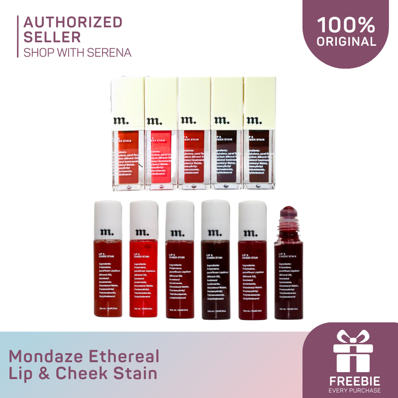 Mondaze Ethereal Lip and Cheek Stain 5ml, Bae, Flex, Lowkey, Shookt ...