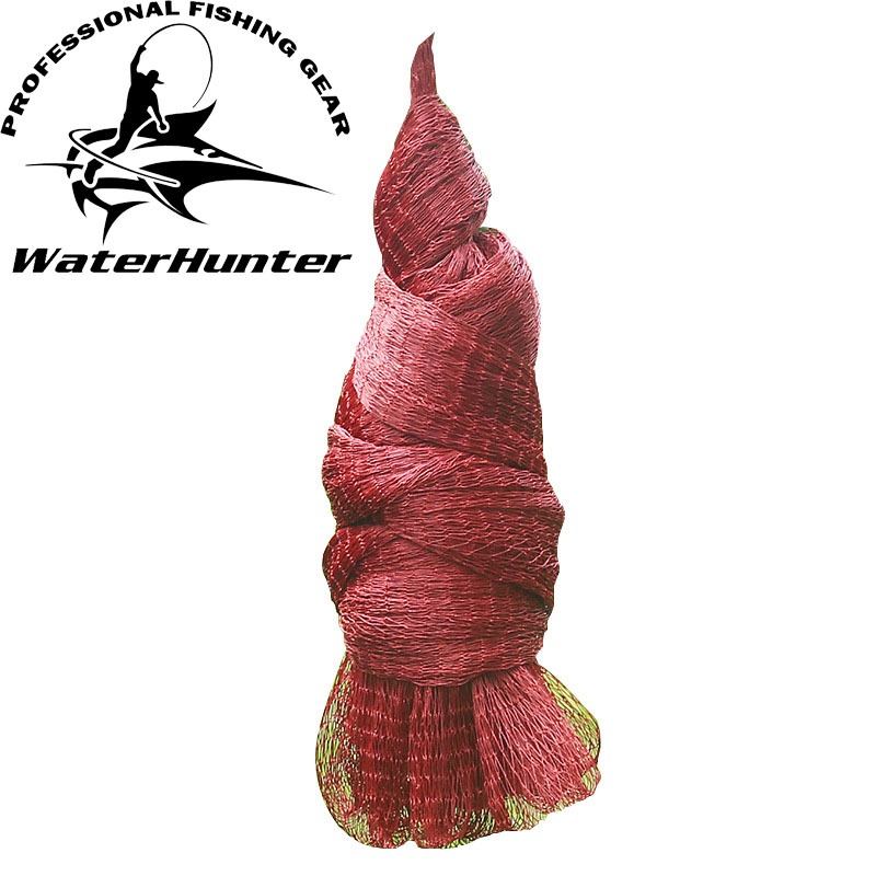 Traditional old-fashioned hand-thrown fishing net hand-thrown fishing ...