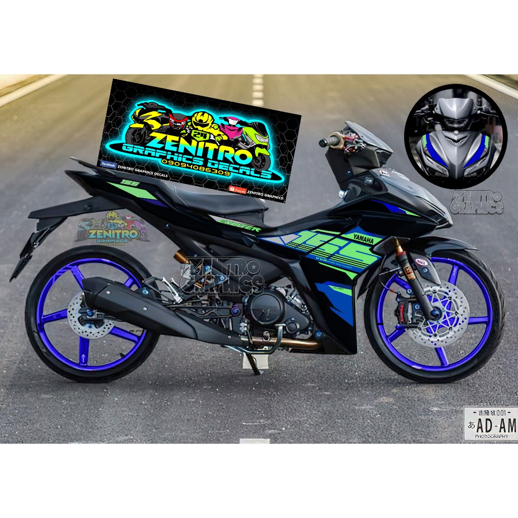 2024 EXCITER RC DECALS FOR SNIPER 155 (ZENITRO GRAPHICS DECALS ...