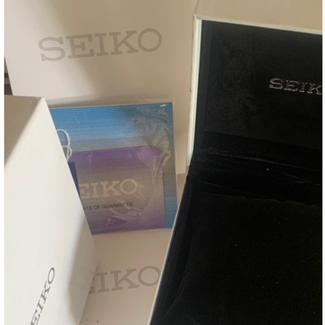 fashion package for seiko watches paper bag manual box | Shopee Philippines