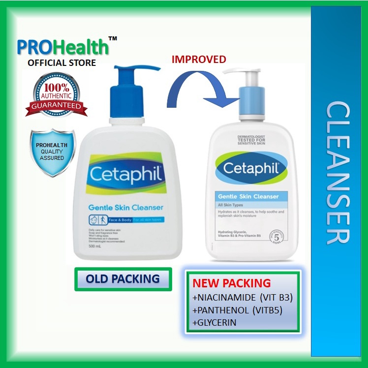 Cetaphi l Gentle Skin Cleanser 500ml Moisturising Soap Hydrating Face ...