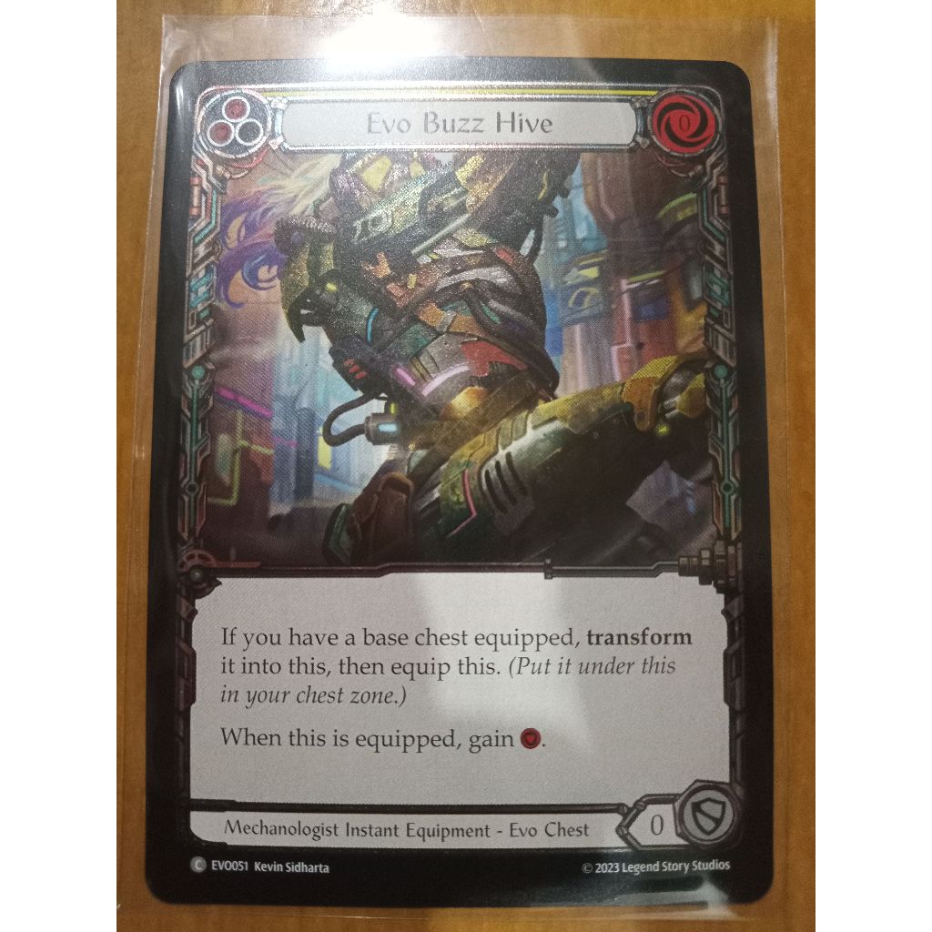 FAB CF Evo Buzz Hive Cold Foil Common Bright Lights Flesh and Blood TCG Mechanologist Evo Chest ...
