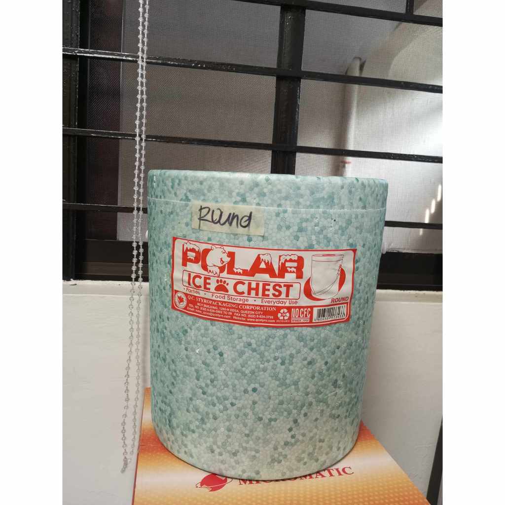 POLAR ICE CHEST STYRO CLASSIC (small, medium, round, xl) [RANDOM COLOR ...