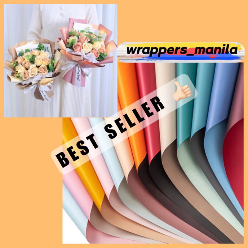 20pcs Two-Sided Wrappers Flower Bouquet Wrappers | Shopee Philippines