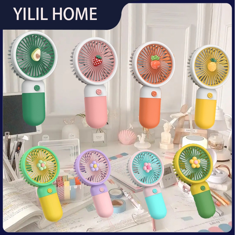USB Portable Cooling 4 inche Mini Fans Rechargeable Mini travel outdoor ...