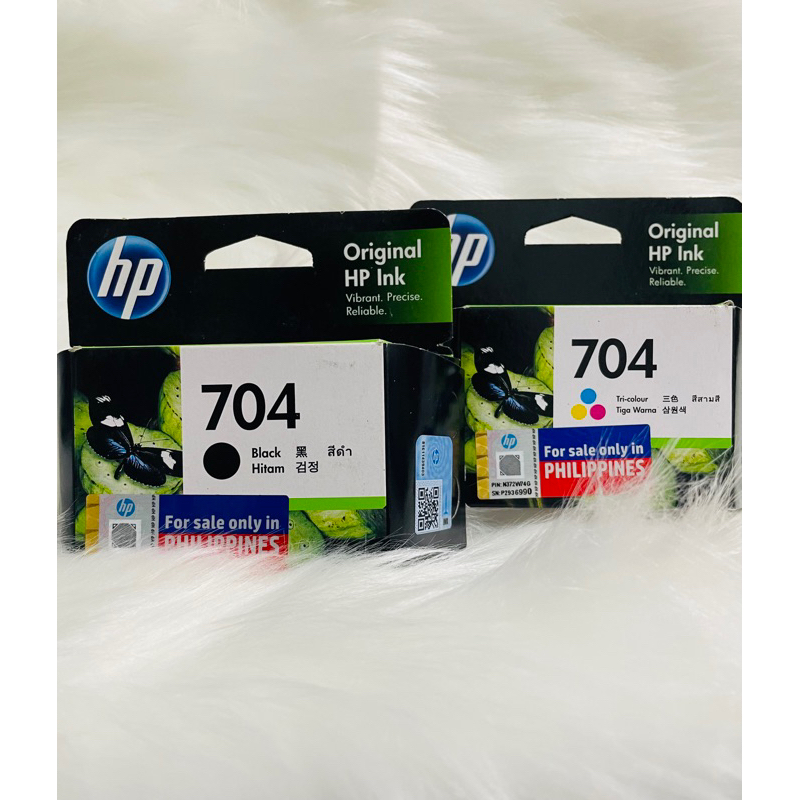 Hp 704 black or tricolor | Shopee Philippines