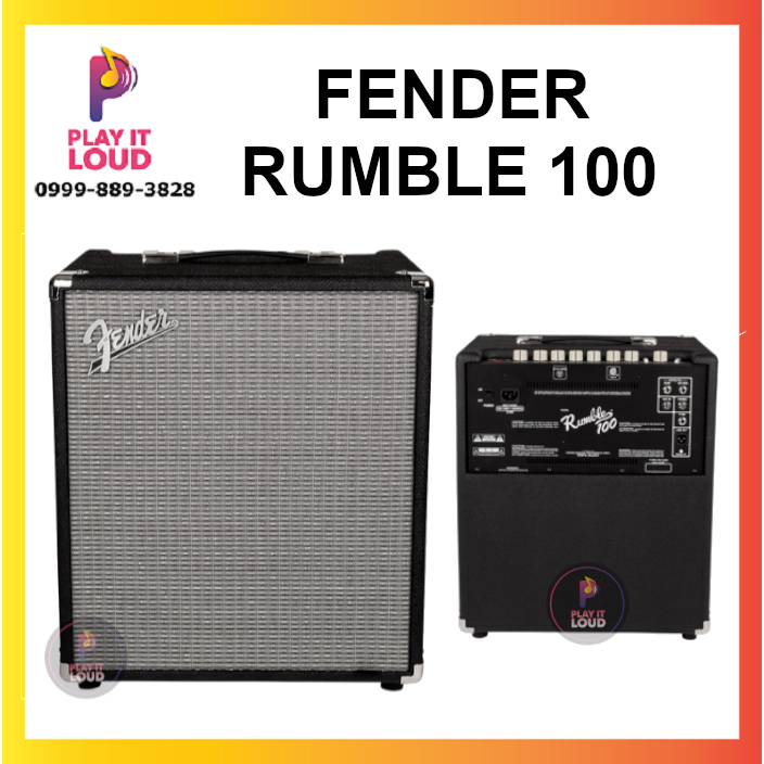 FENDER RUMBLE 100 BASS COMBO AMPLIFIER 100 WATTS | Shopee Philippines