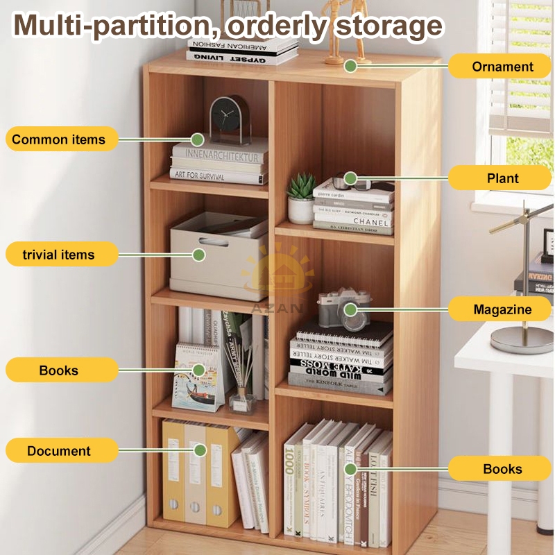 4/3 Layer Wooden Cabinet Simple Storage Cabinet Chest Of Drawers Small ...