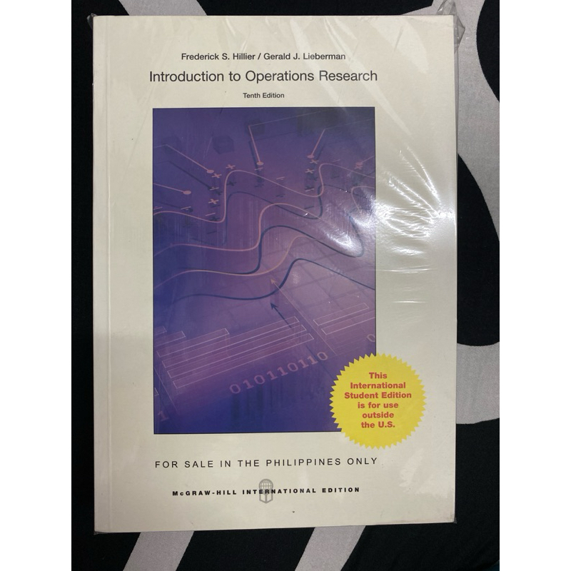 Introduction to Operation Research by Gerald Lieberman | Shopee Philippines