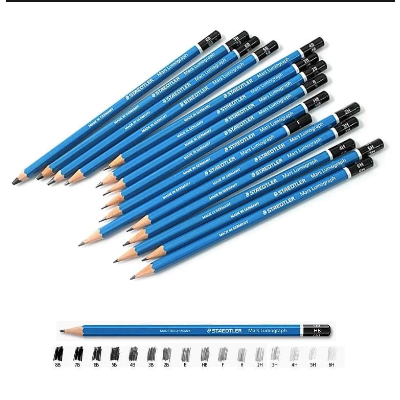 Staedtler Mars Lumograph Graphite Pencils (9B-6H) | Shopee Philippines