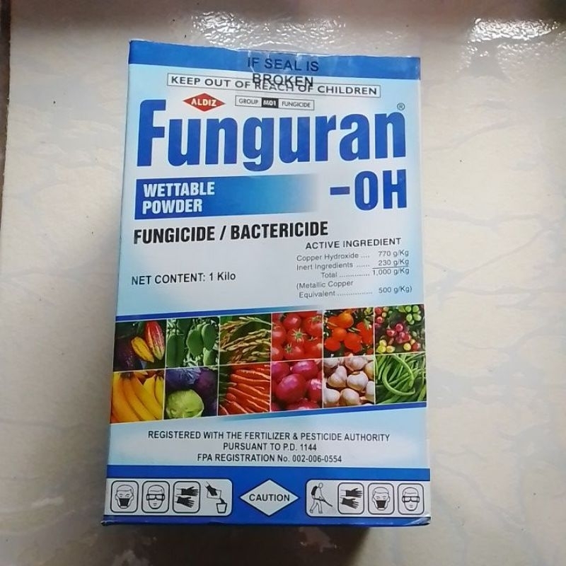 FUNGURAN COPPER HYDROXIDE//BACTERICIDE(1KILO)BY ALDIZ | Shopee Philippines