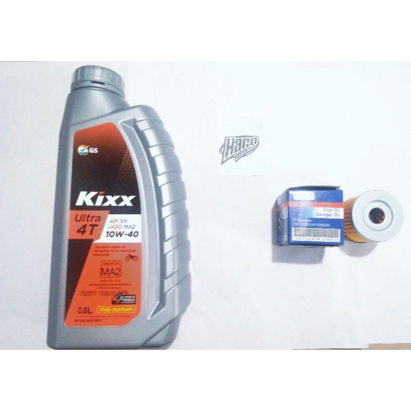 ⭐KixxEngine Oil.Ultra 4T. Fully Synthetic W/ Suzuki oil filter | Shopee ...