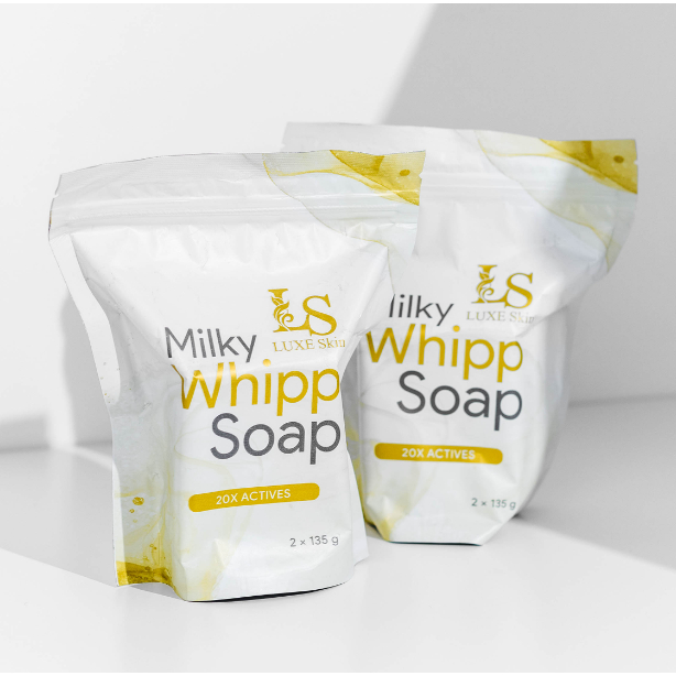 Luxe Skin Milky Whipp Soap with 20x ACTIVES (2x 135g) | Shopee Philippines