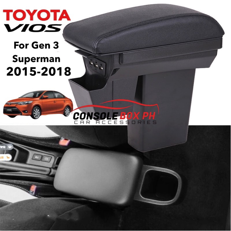 Toyota Vios Superman (2015-2019) Armrest Console Box | Shopee Philippines