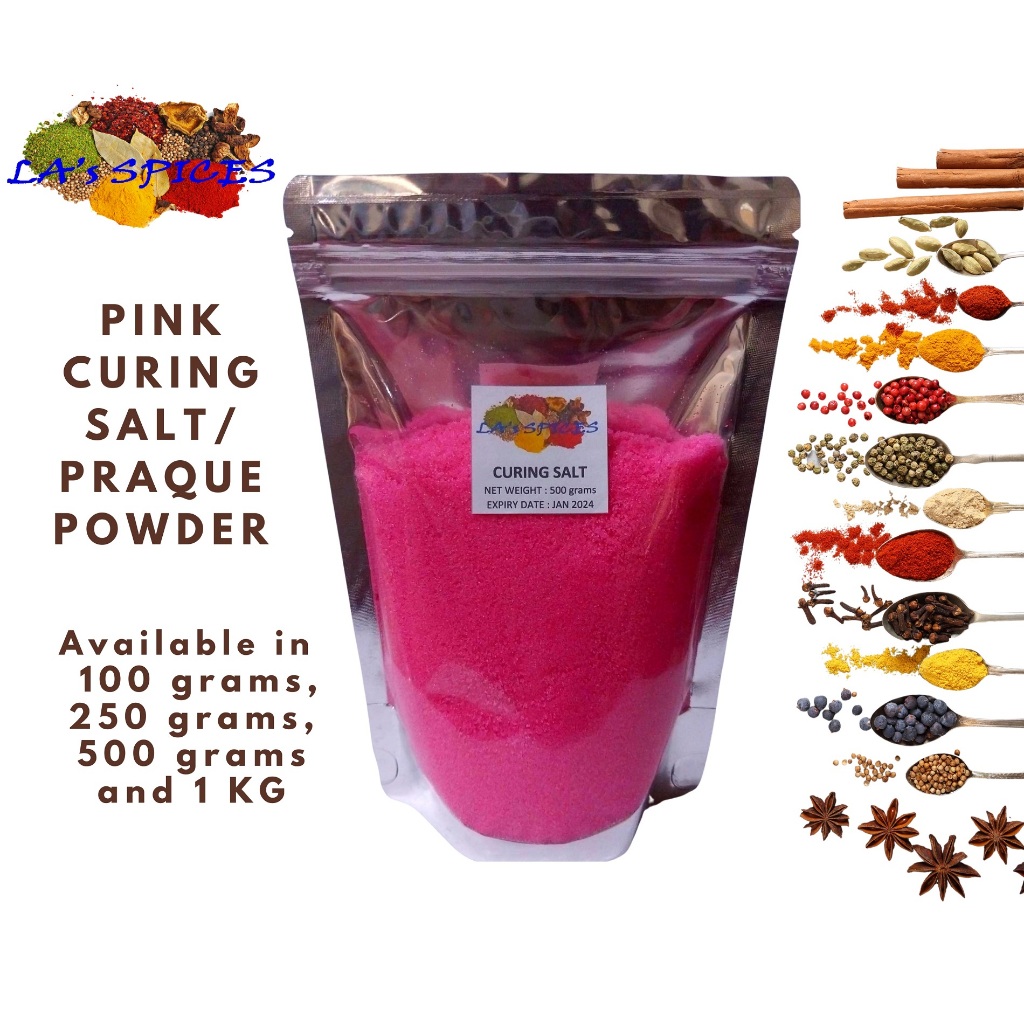 Pink Curing Salt / Praque Powder - 100 grams, 250 grams, 500 grams or 1 ...