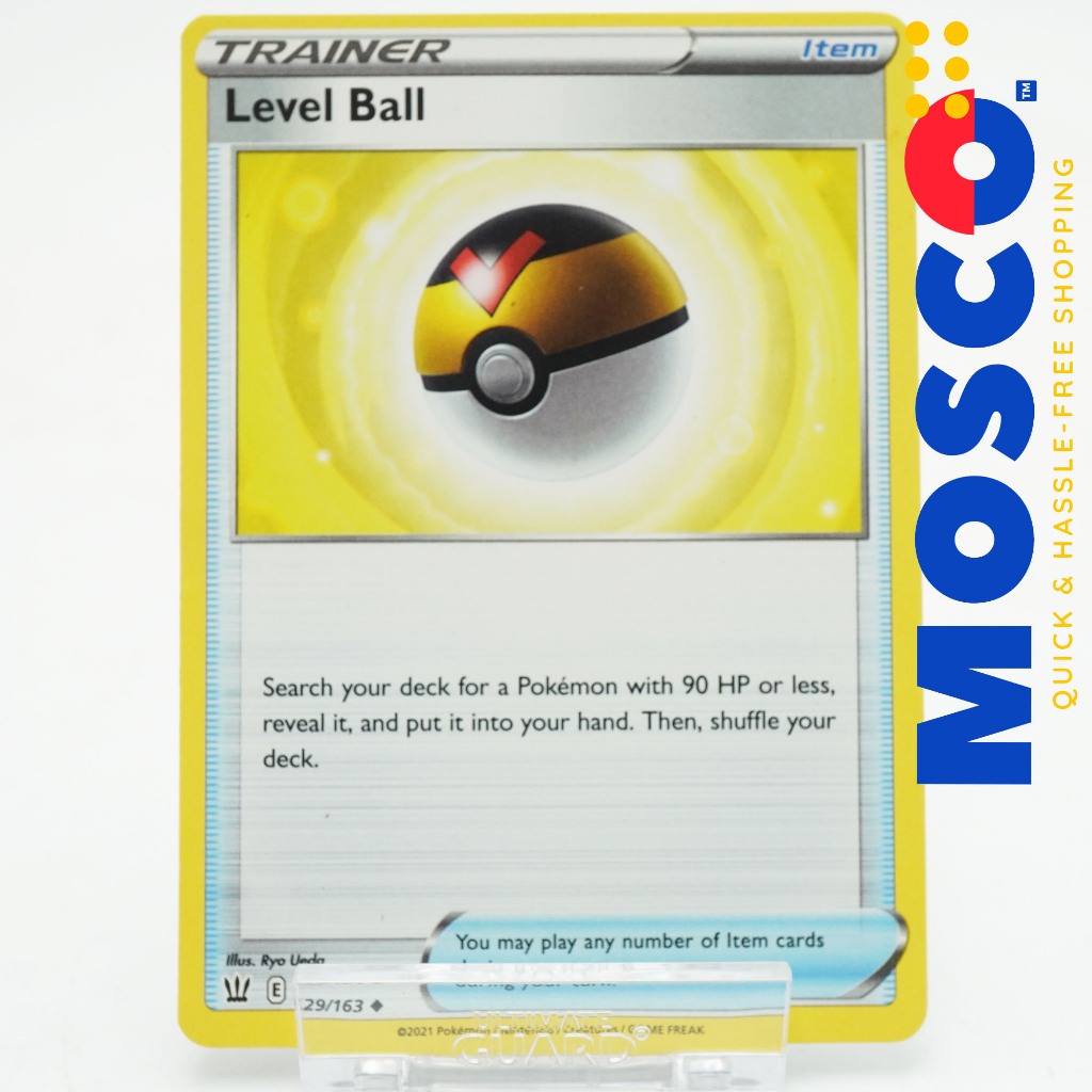 Level Ball - 129/163 - Uncommon | Item Cards | Pokemon TCG | Shopee ...