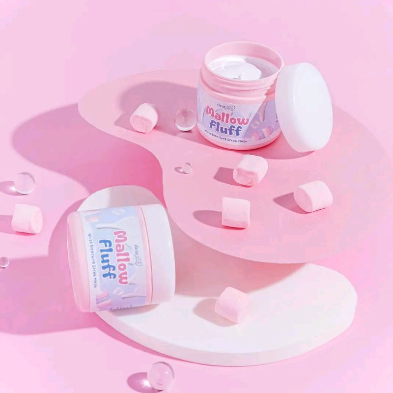 Mallow Fluff White Bleaching Scrub Mask By Dear Face (COD/ONHAND ...