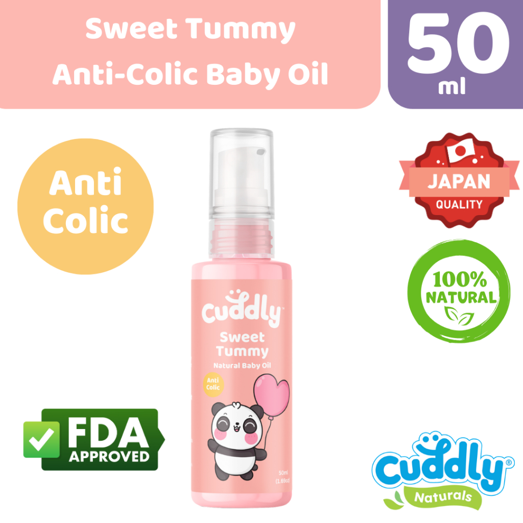 Cuddly Sweet Tummy Anti Colic Massage Oil (50ml) Anti Kabag | Shopee ...