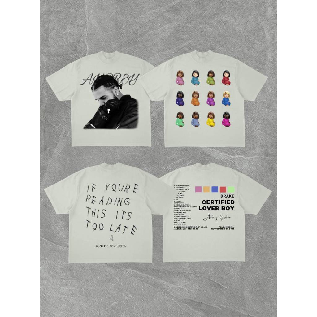 DRAKE Certified Lover Boy Album CLB Oversized Street Hype Culture ...
