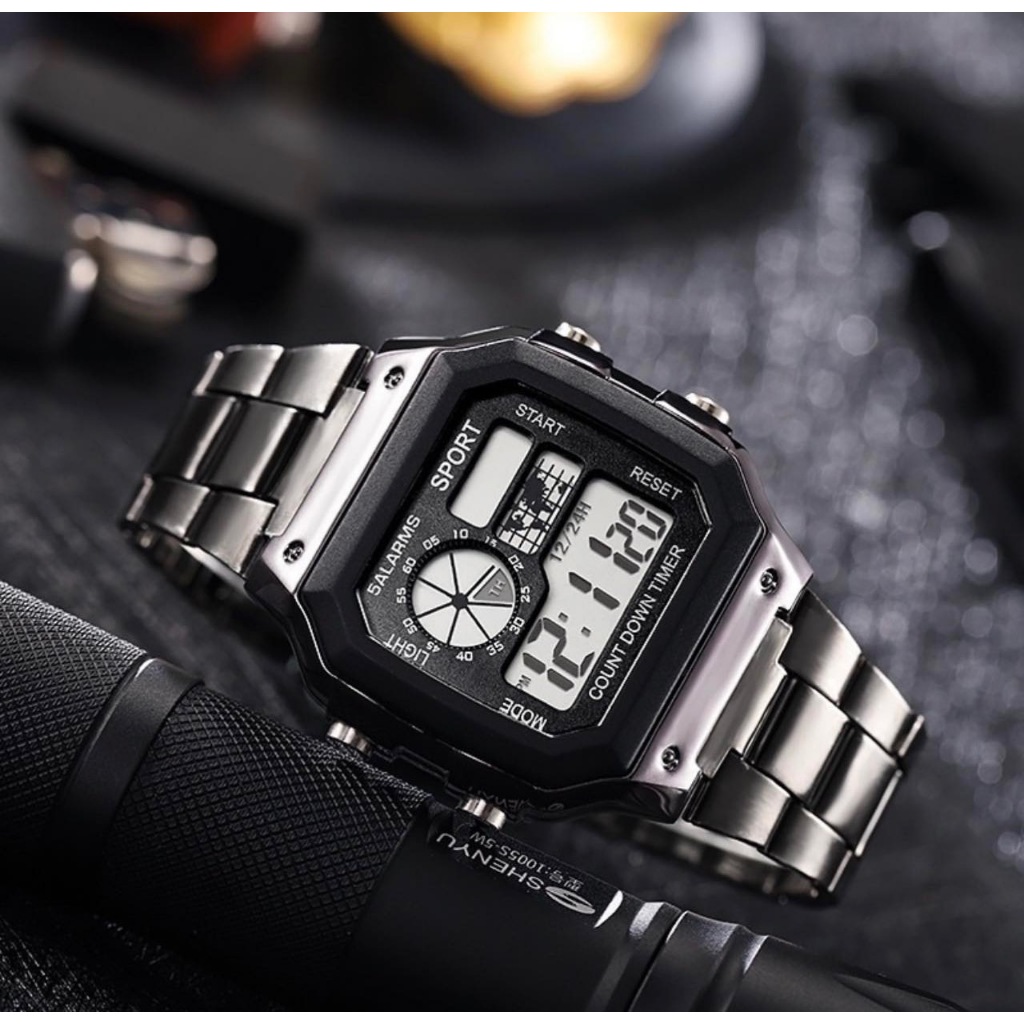 New Modern Japan Vintage Style Men's Unisex Watch Relo Led Light ...